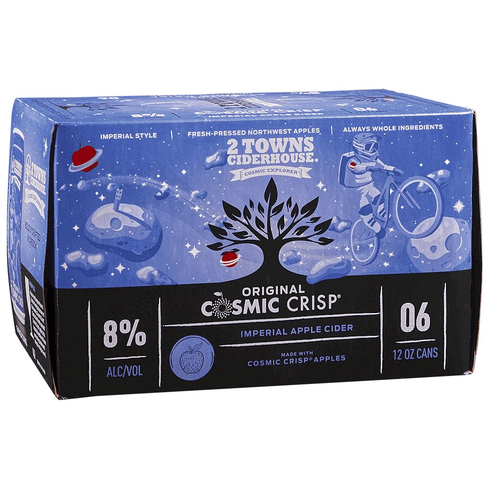 2 Towns Sidekick NA Cosmic Crisp 6pk 12 oz Cans - Applejack
