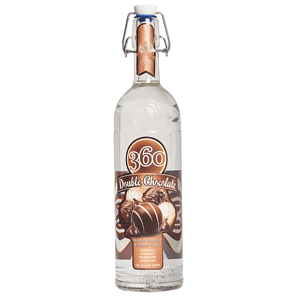 360 Double Chocolate Vodka 750 Ml Applejack 360 Double Chocolate Vodka 750 Ml Applejack