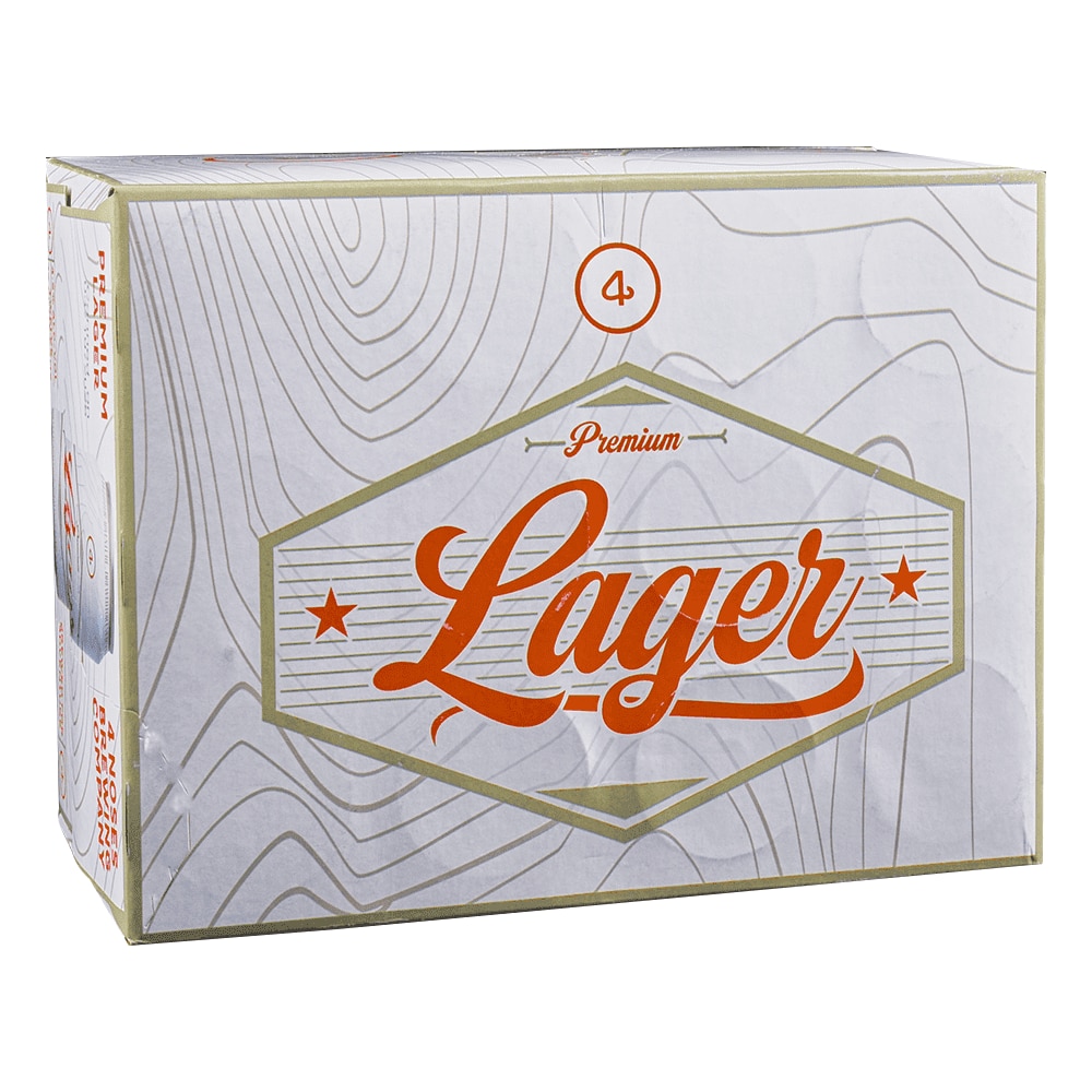 4 Noses Lager 12pk 12 oz Cans - Applejack