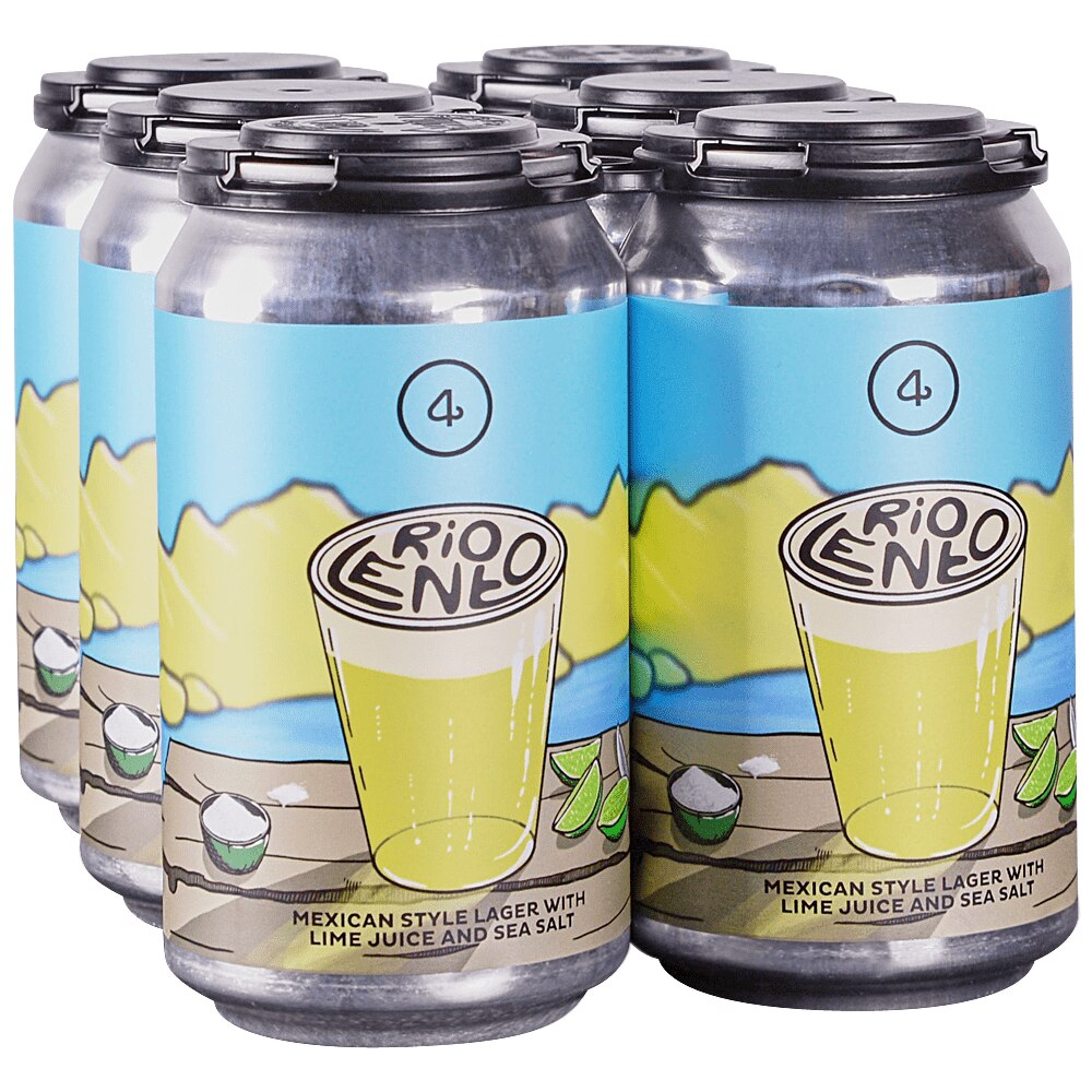 4 Noses Rio Lento Mexican Lager 6pk 12 oz Cans - Applejack