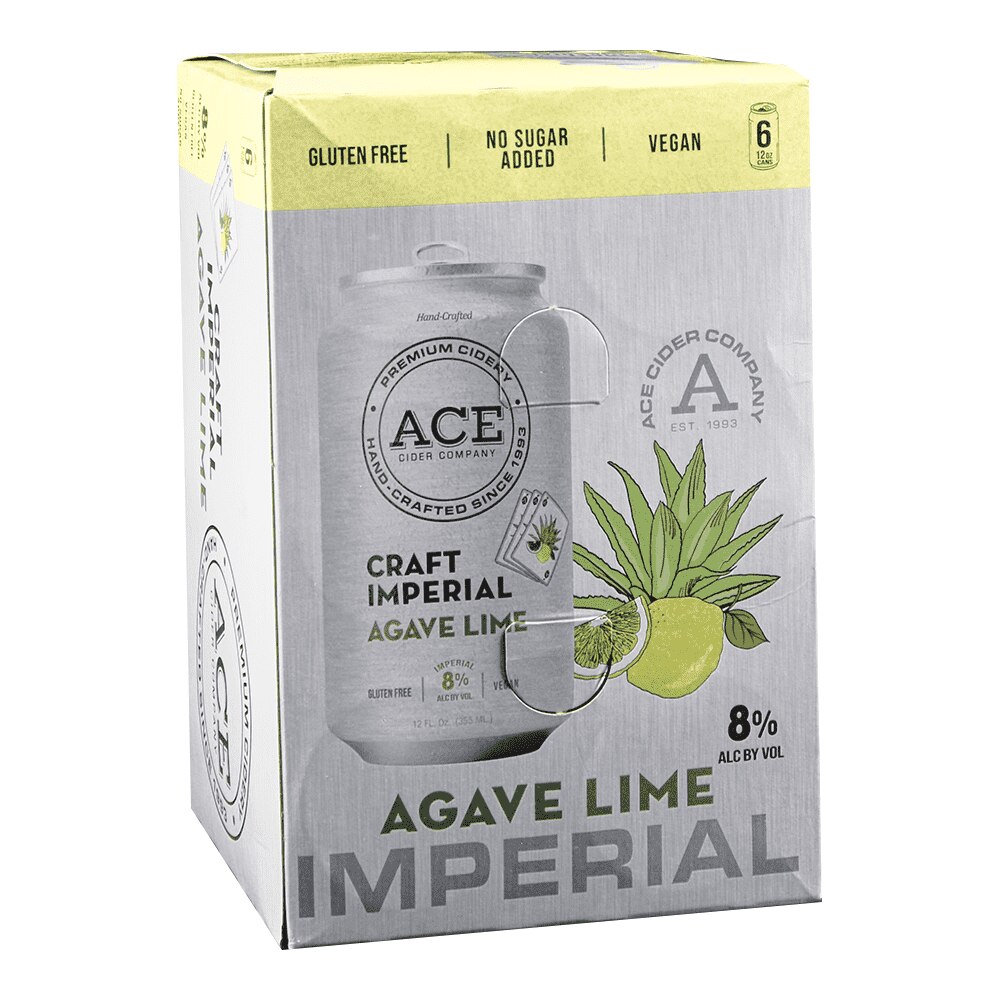 Ace High Imperial Agave Lime 6pk 12 oz Cans - Applejack