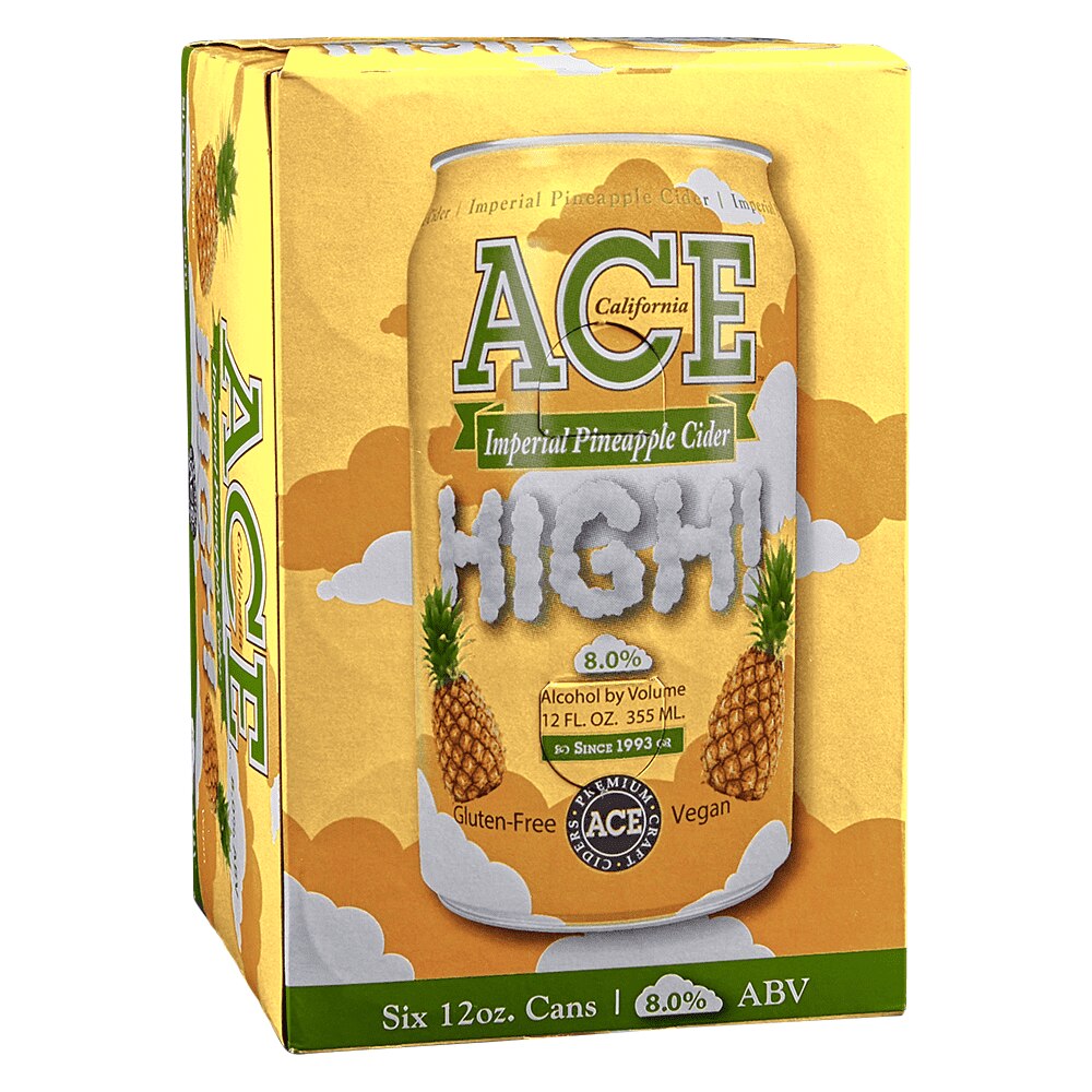 Ace High Imperial Pineapple 6pk 12 oz Cans - Applejack