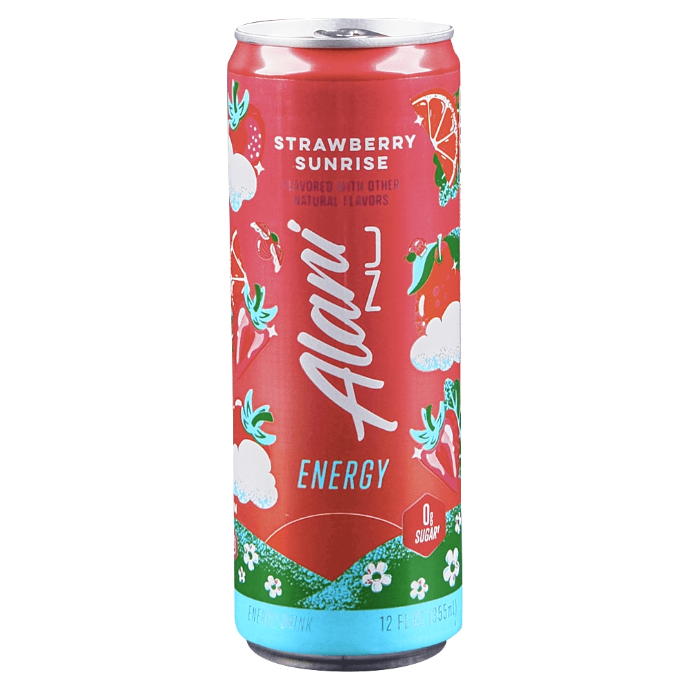 Alani Energy Strawberry Sunrise 12 oz Can - Applejack
