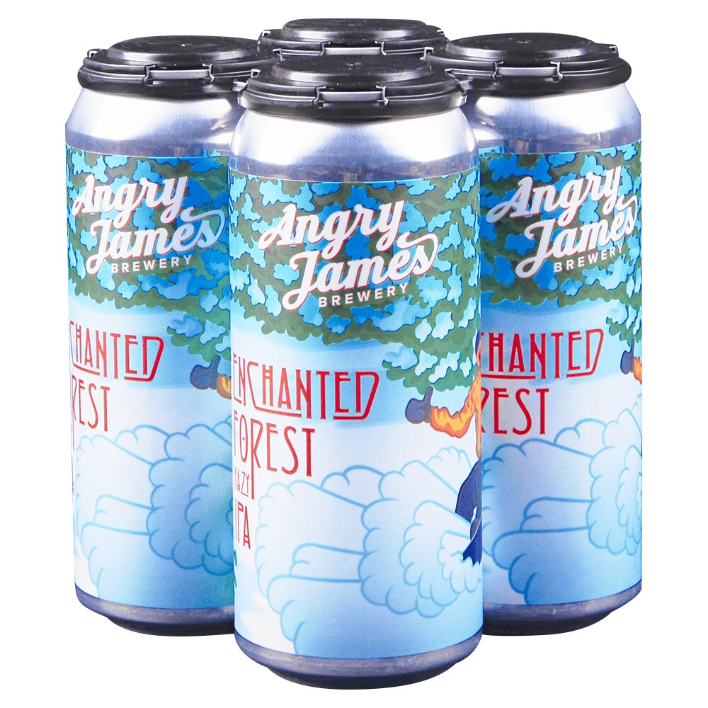 Angry James Enchanted Forest Hazy IPA 4pk 16 oz Cans - Applejack
