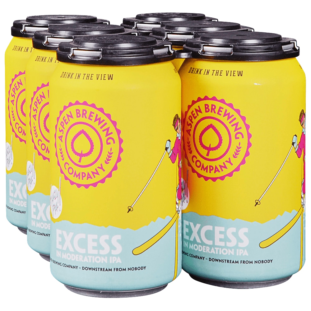 Aspen Excess in Moderation Hazy IPA 6pk 12 oz Cans - Applejack