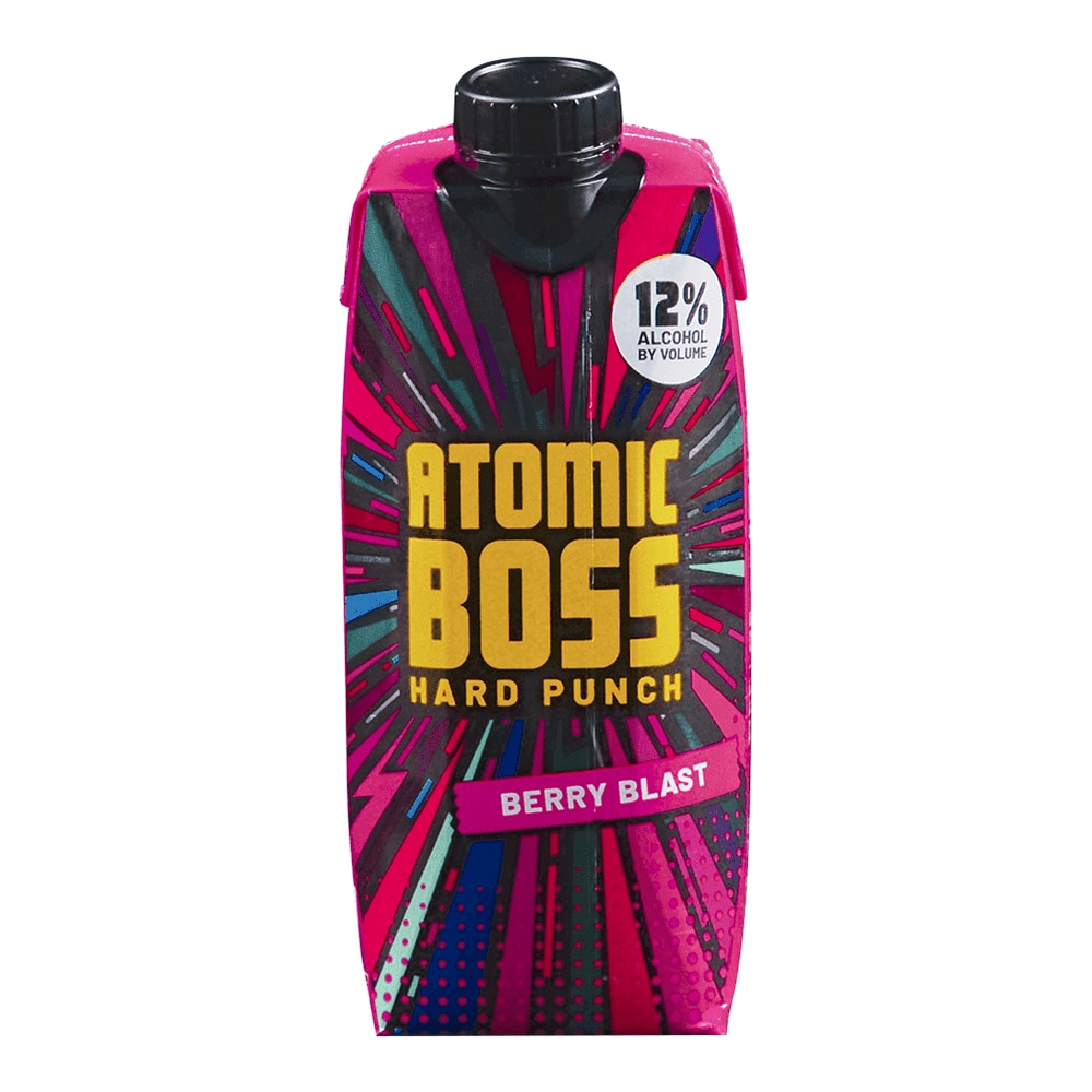 Atomic Boss Hard Punch Berry Blast 500 ml tetra - Applejack