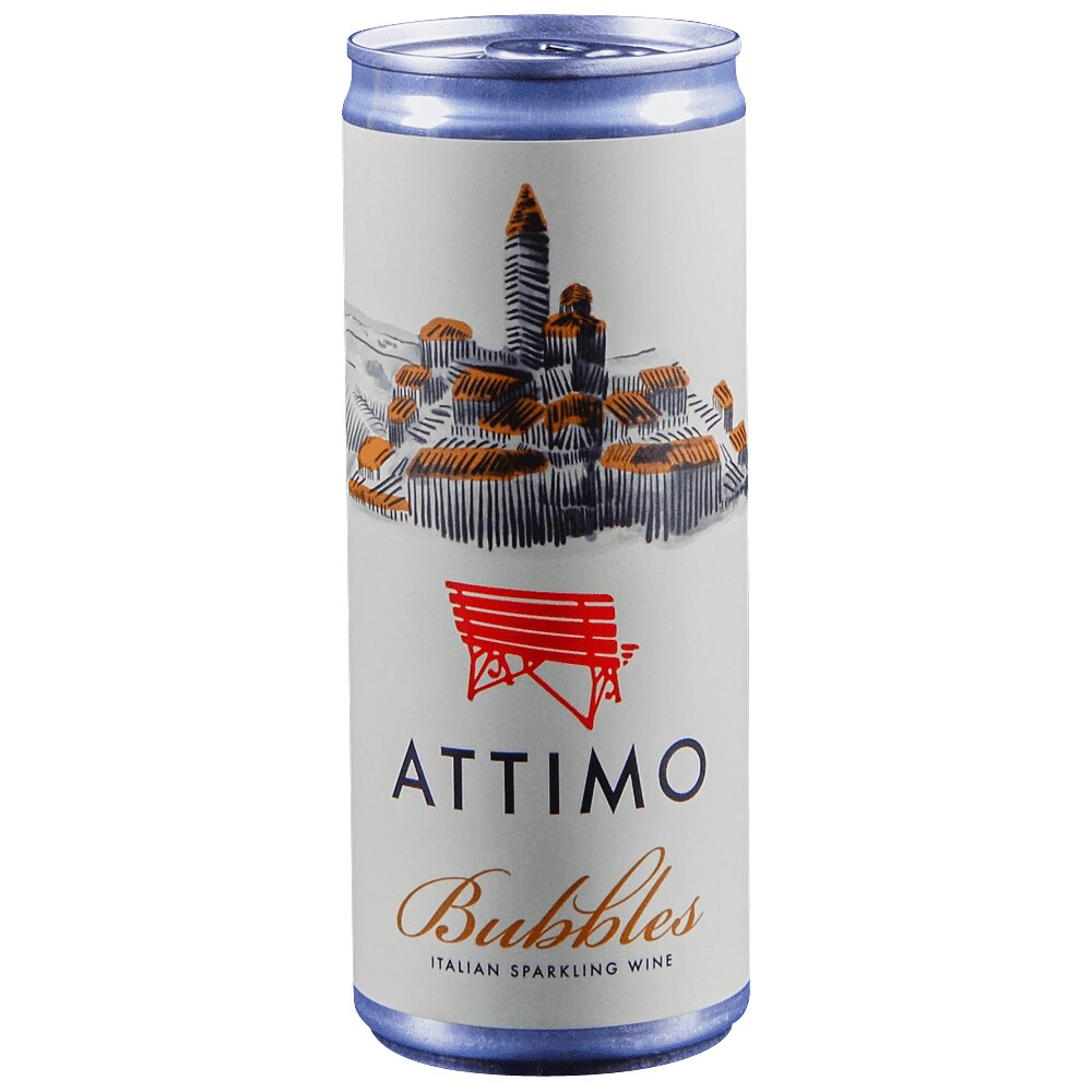 Attimo Sparkling Wine Bubbles 250 ml Can - Applejack