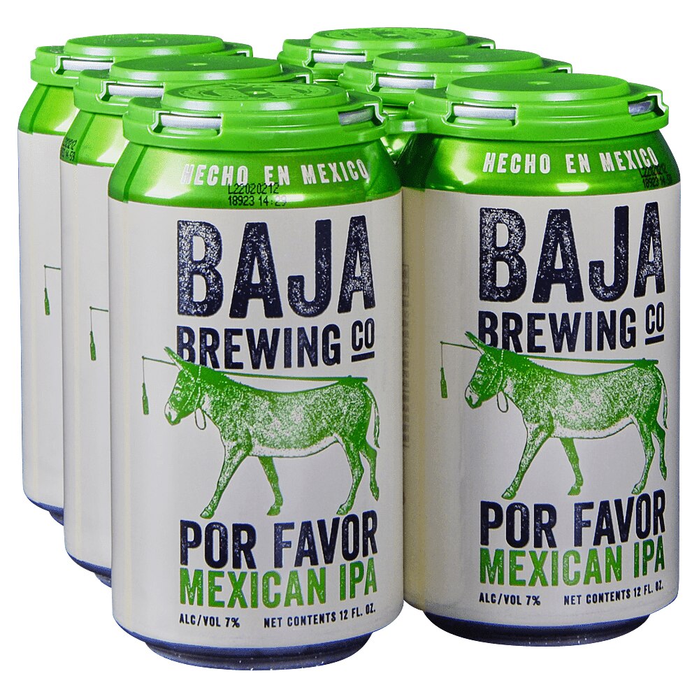 Baja Por Favor Mexican IPA 6pk 12 oz Cans - Applejack