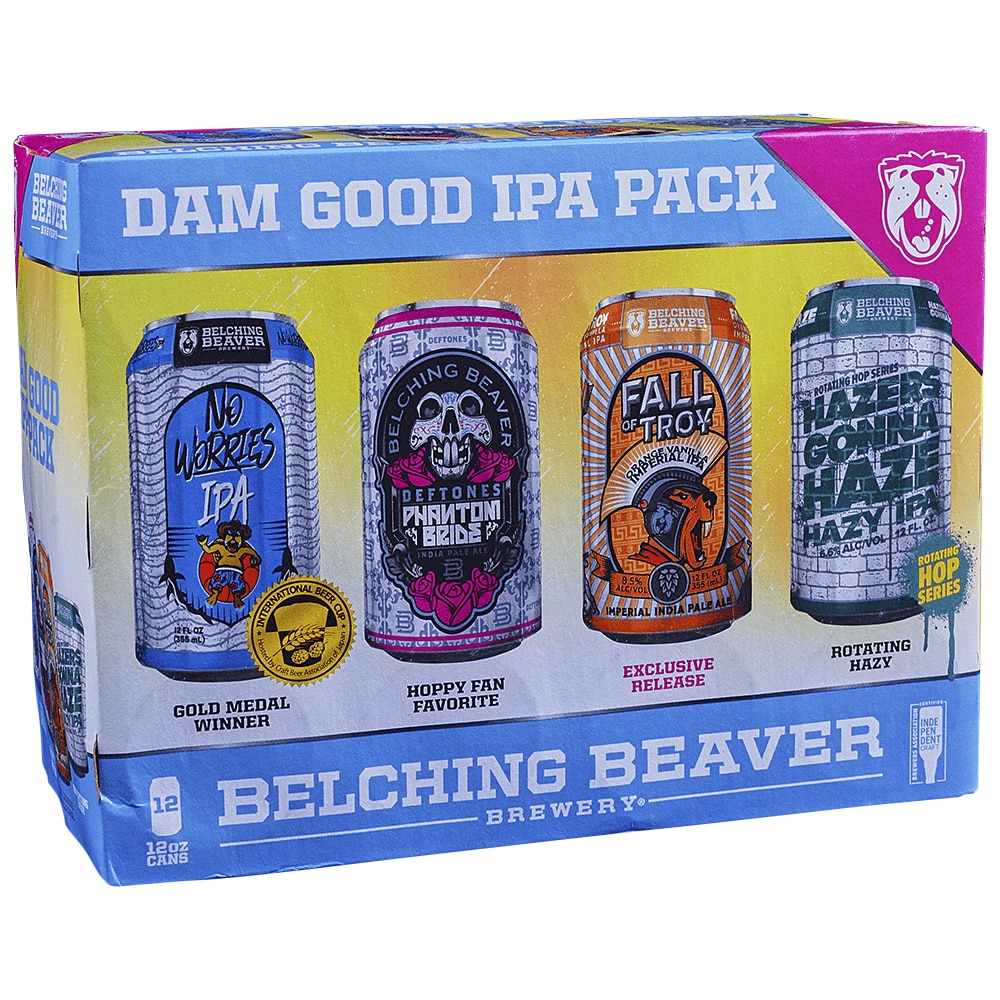 Belching Beaver Dam Good IPA Variety 12pk 12 oz Cans - Applejack
