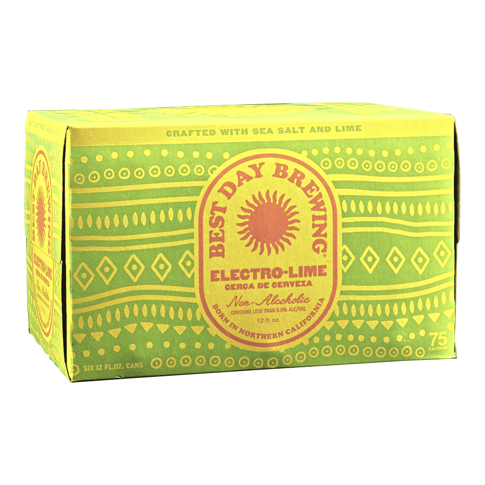 Best Day Electric Lime Mex NA Lager 6pk 12 oz Cans - Applejack