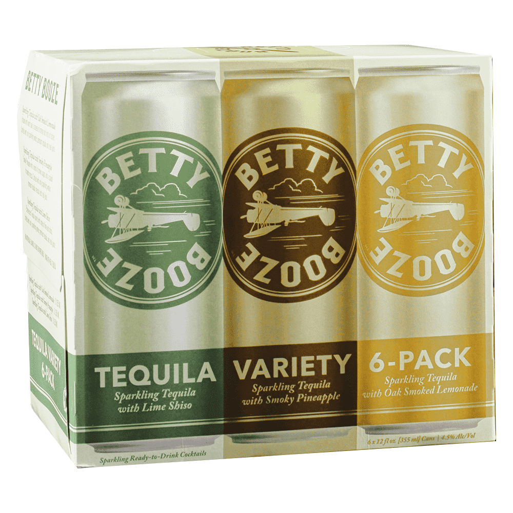 Betty Booze Tequila Variety 6pk 12 oz Cans - Applejack