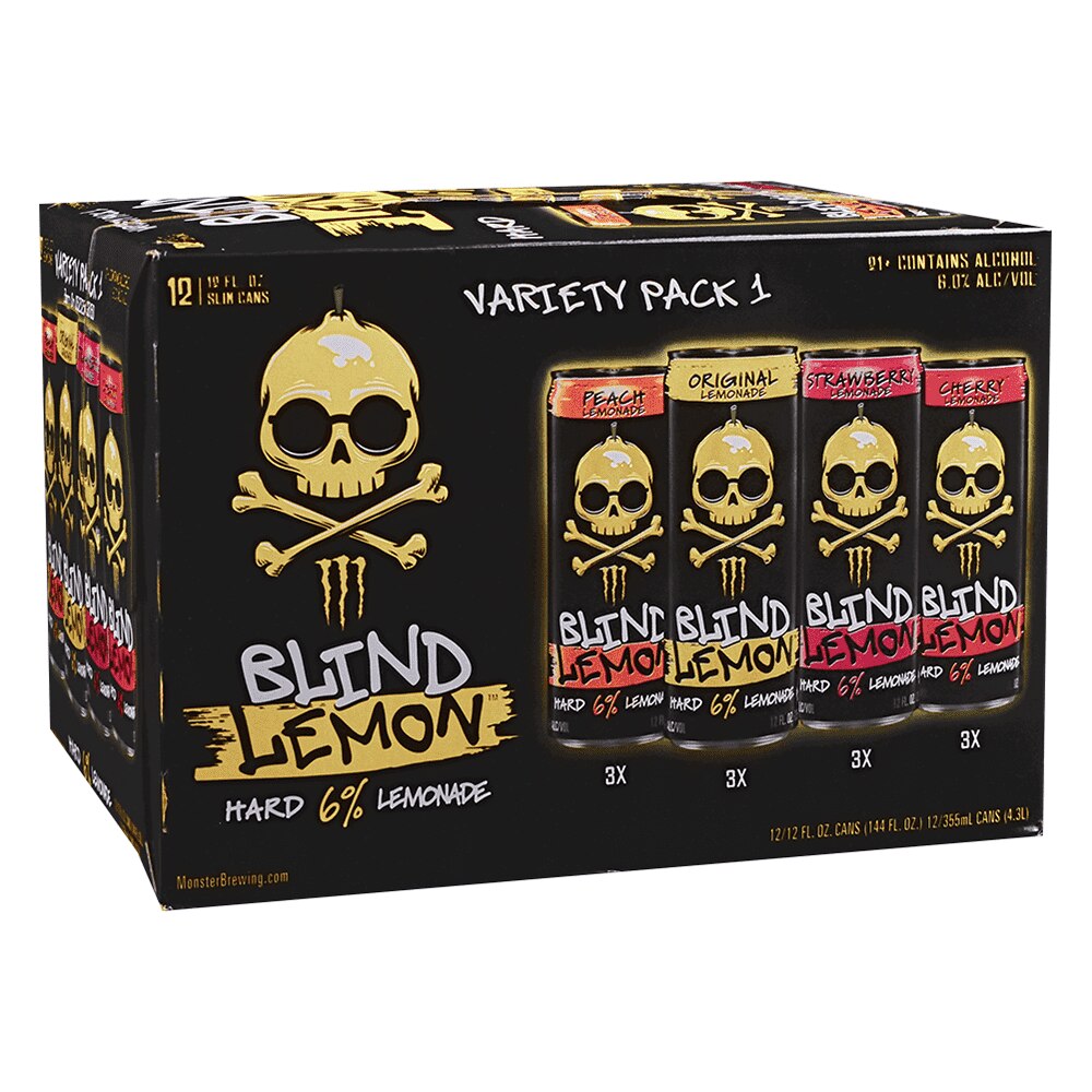 Blind Lemon Variety 12pk 12 oz Cans - Applejack