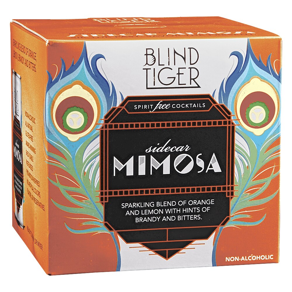 Blind Tiger Sparkling Mimosa NA 4pk 8 oz Cans - Applejack