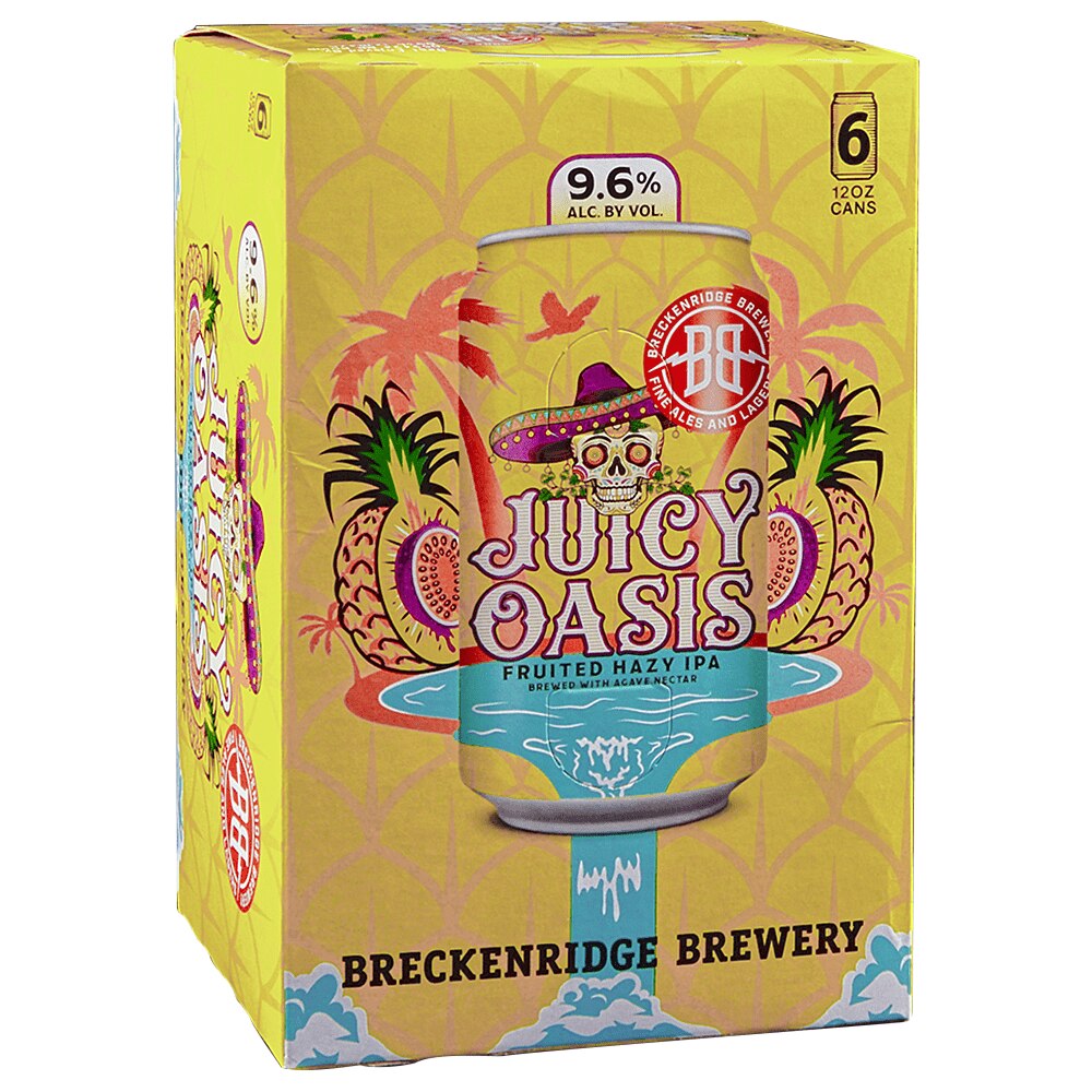 Breckenridge Juicy Oasis 6pk 12 oz Cans - Applejack
