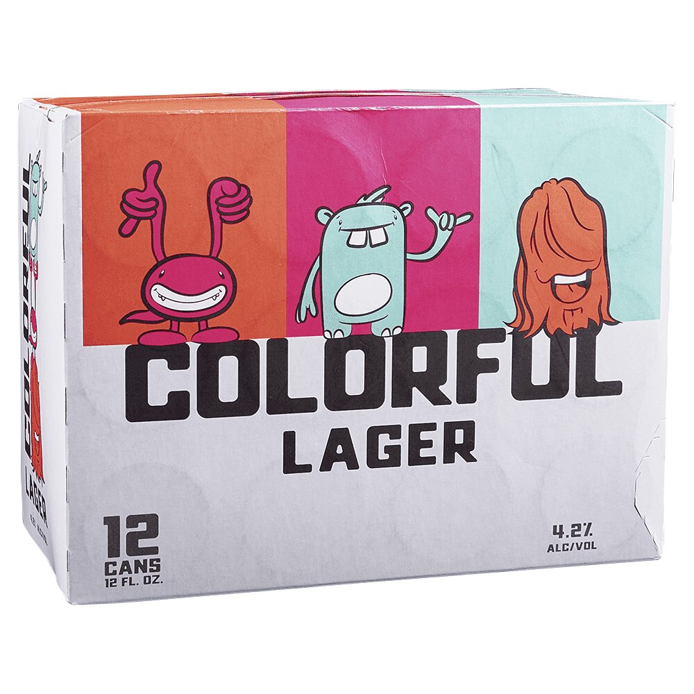 Colorful Brewing Lager 12pk 12 oz Cans - Applejack