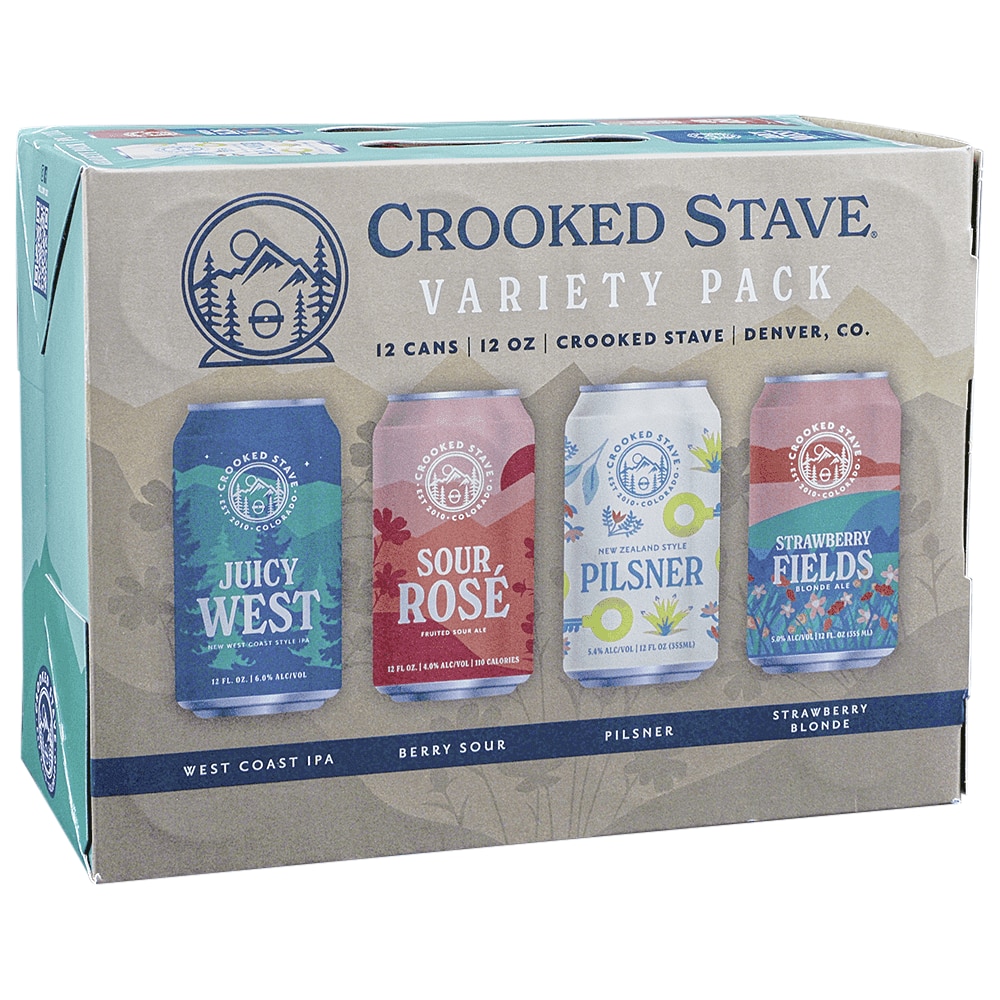 Crooked Stave Variety 12pk 12 oz Cans - Applejack