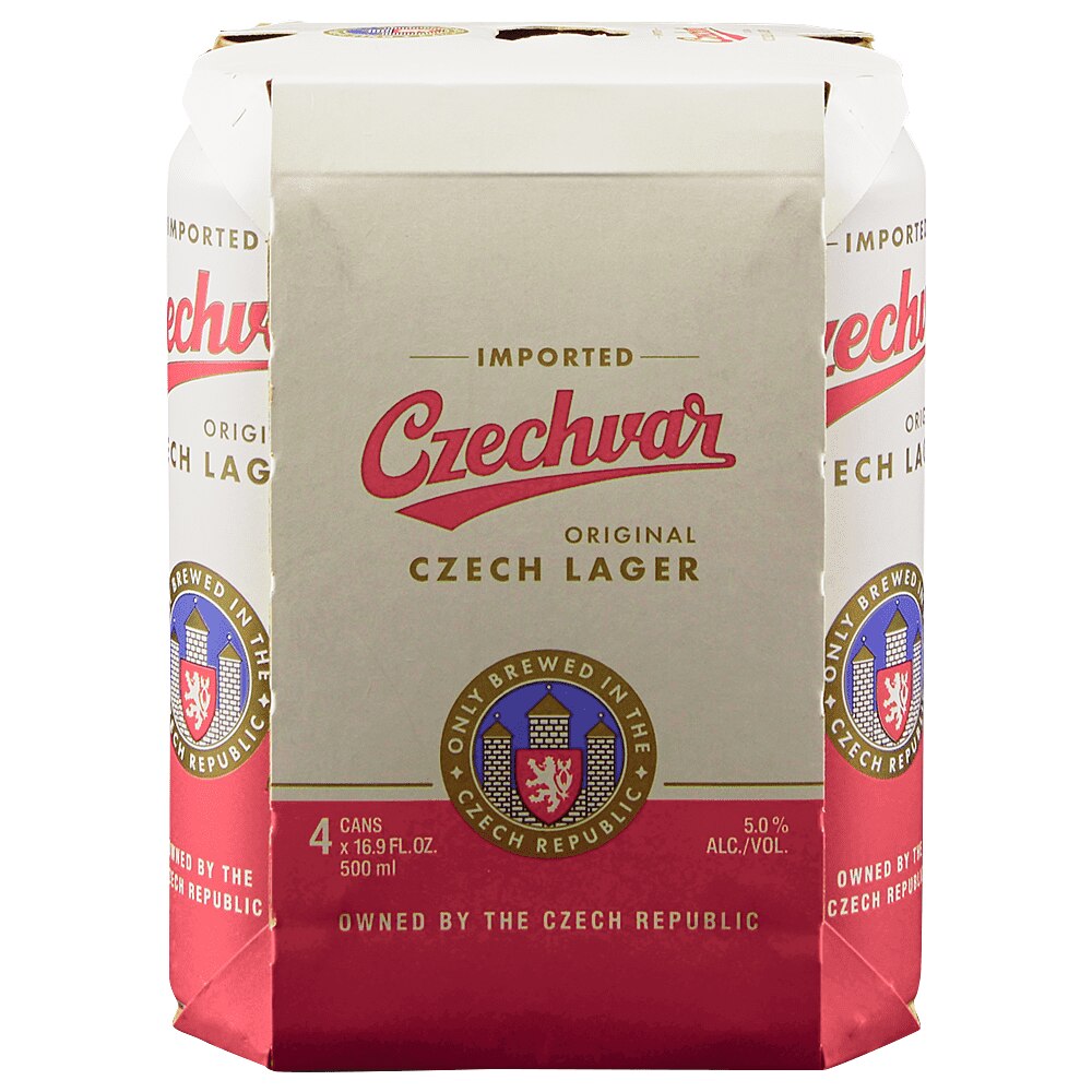 Czechvar 4pk 16 oz Cans - Applejack