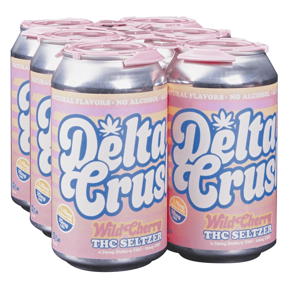 Sun n Shade Wild Cherry THC/CBD Seltzer 6pk 12 oz Cans - Applejack