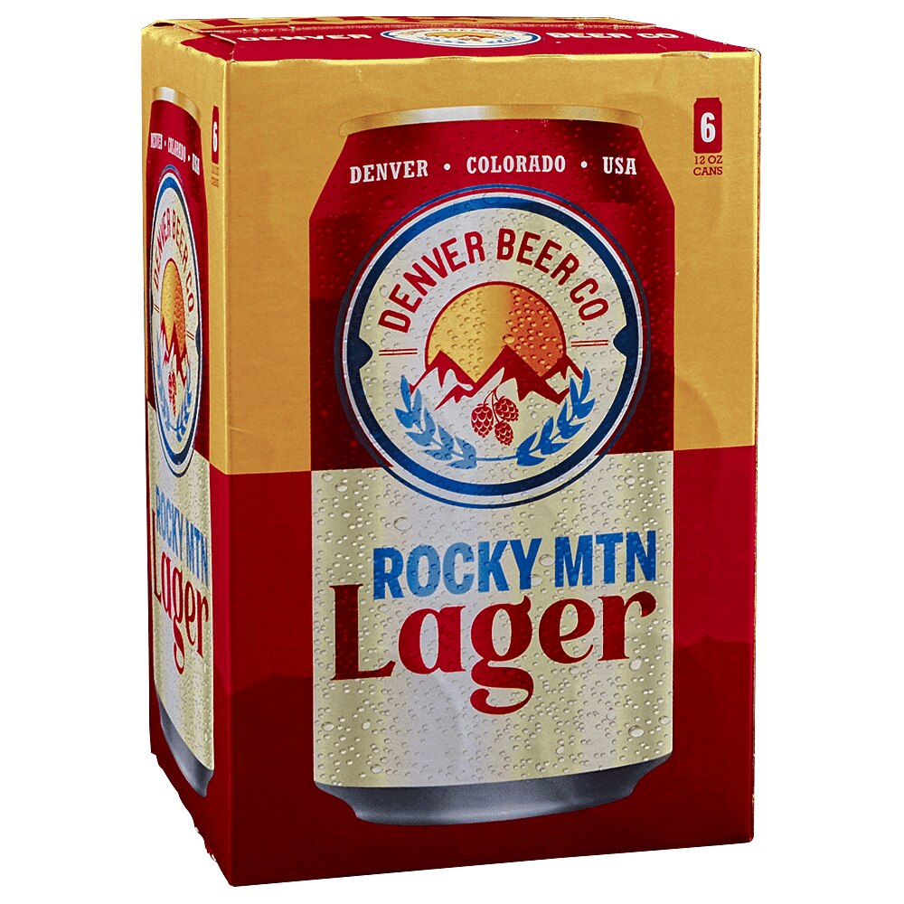 Denver Beer Rocky Mtn Lager 6pk 12 oz Cans - Applejack