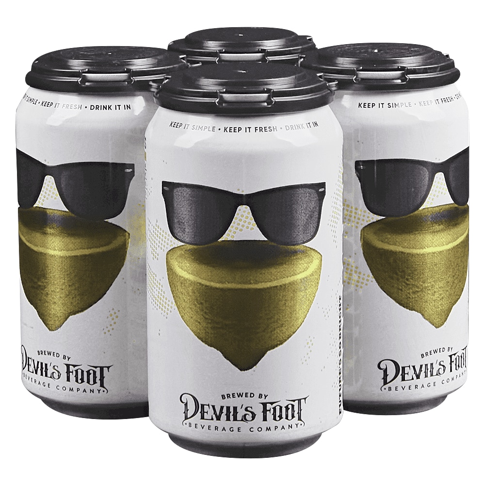 Devils Foot Sparkling Lemonade 4pk 12 oz Cans - Applejack