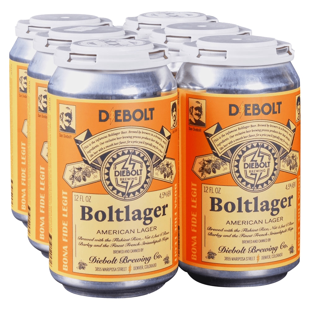 Diebolt Boltlager 6pk 12 oz Cans - Applejack