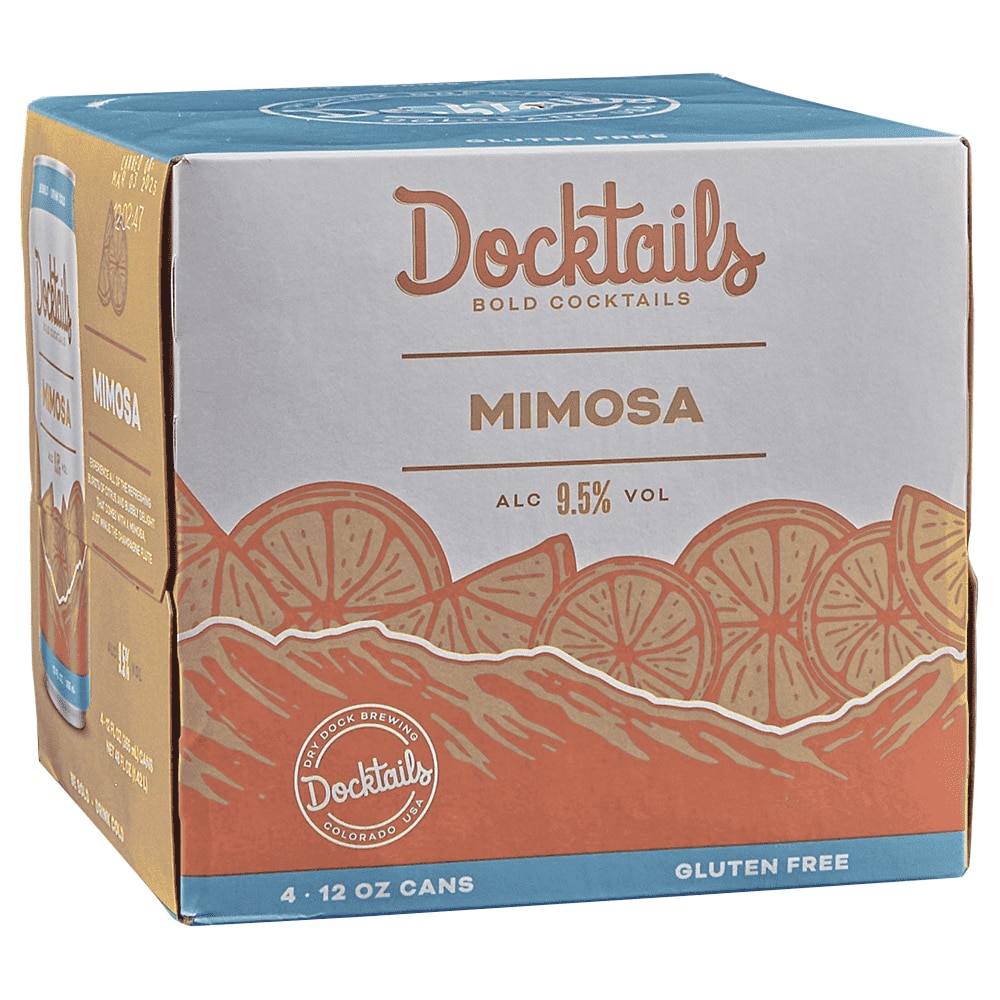 Dry Dock Docktails Mimosa Can 4pk 12 oz Cans - Applejack