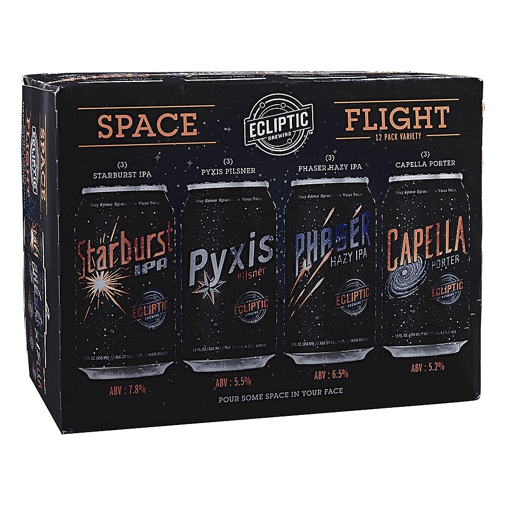 Ecliptic Space Flight Variety 12pk 12 oz Cans - Applejack
