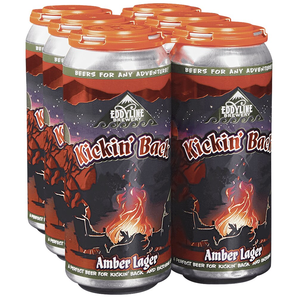 Eddyline Amber Lager 6pk 16 oz Cans - Applejack