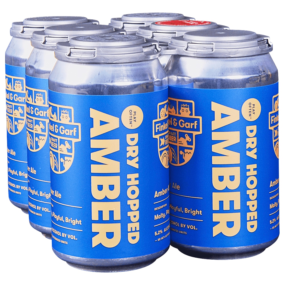 Finkel & Garf Dry Hopped Amber 6pk 12oz Cans - Applejack