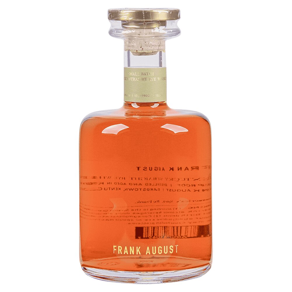 Frank August Straight Rye Whiskey 750 ml - Applejack