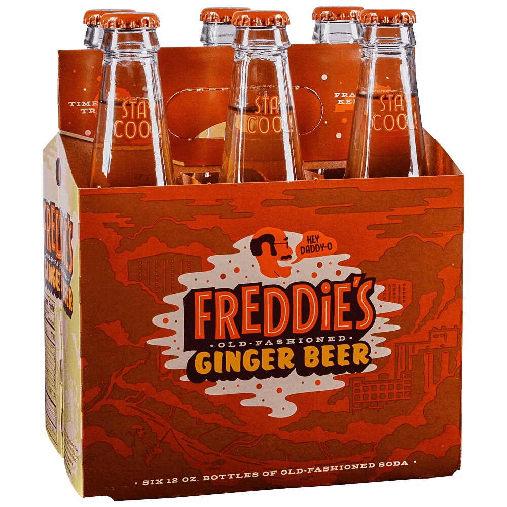 Freddies Ginger Beer 6pk 12 oz Btls - Applejack
