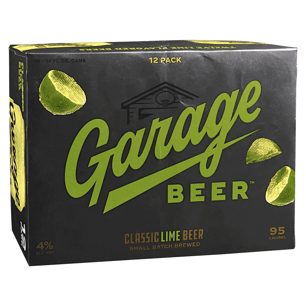 Garage Beer Lime Light Lager 12pk 12 oz Cans - Applejack