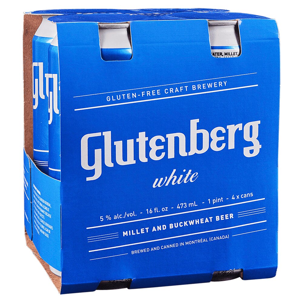 Glutenberg White 4pk 16 oz Cans - Applejack