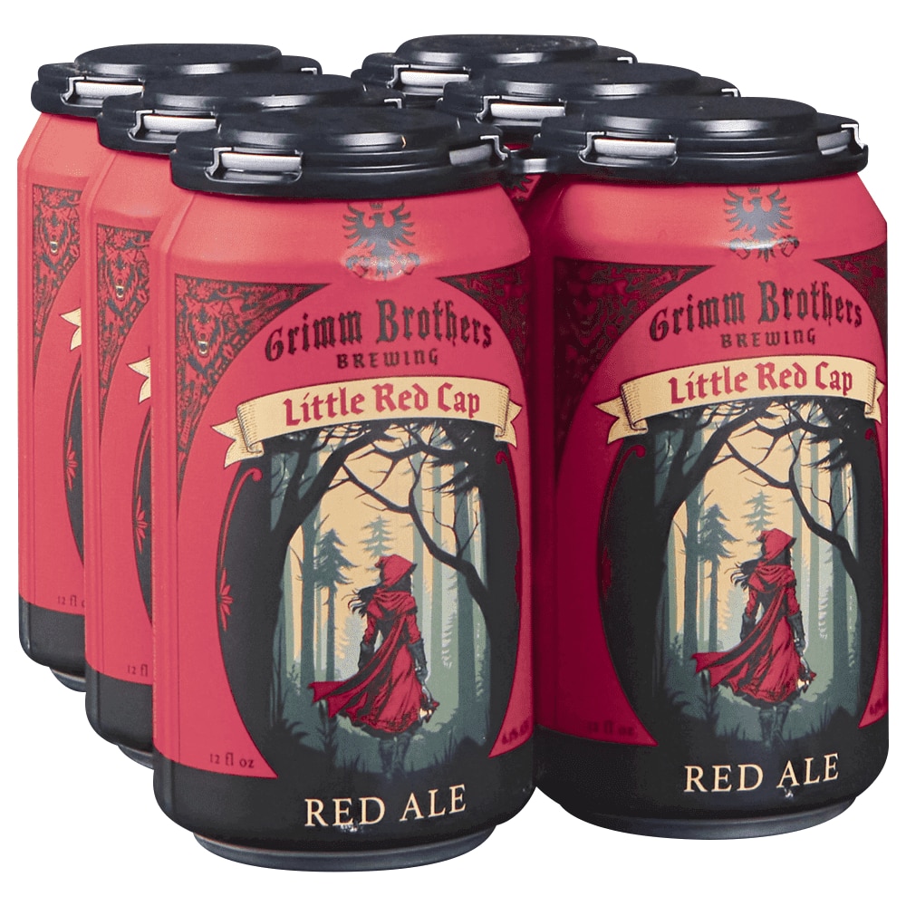 Grimm Brothers Little Red Cap Red Ale 6pk 12 oz Cans - Applejack