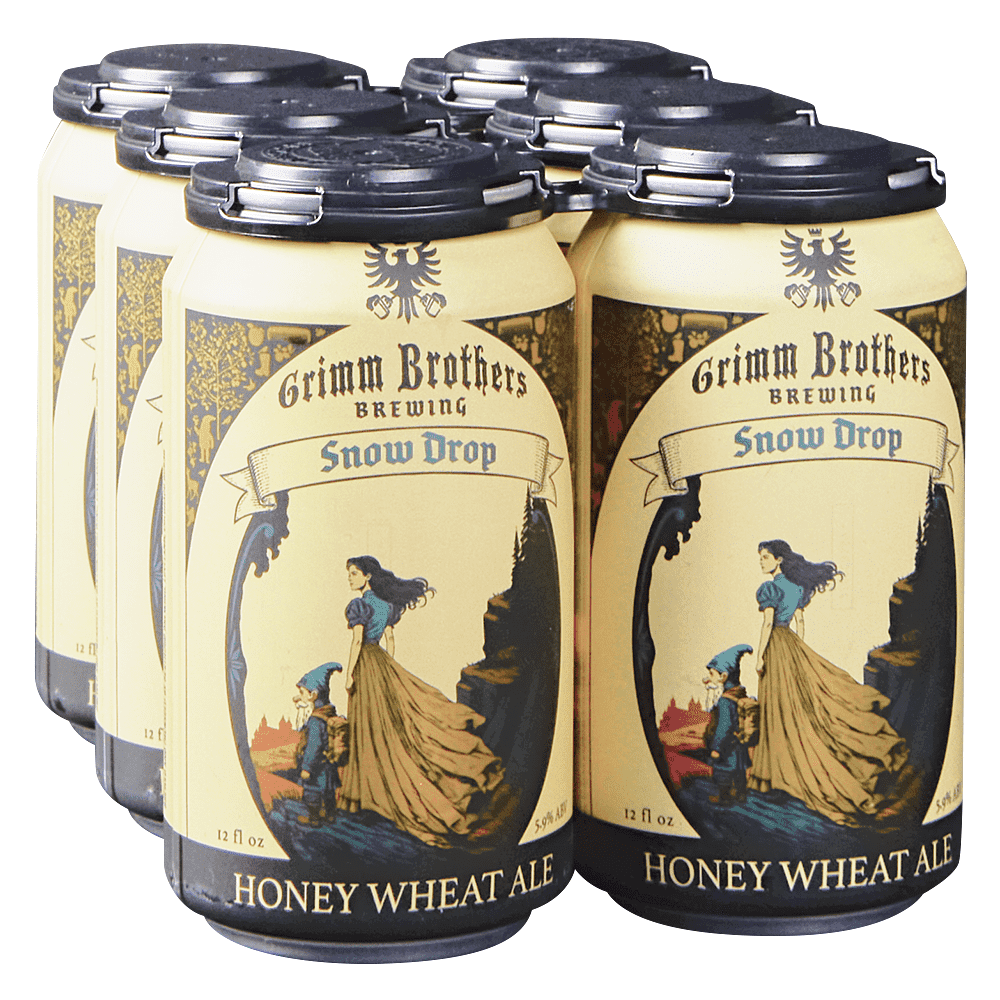 Grimm Brothers Snow Drop Honey Wheat Ale 6pk 12 oz Cans - Applejack