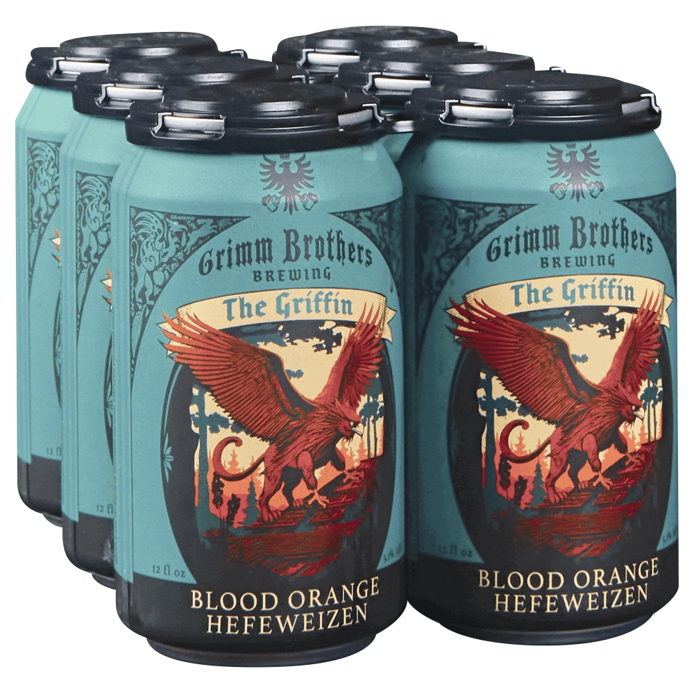 Grimm Brothers The Griffin Blood Orange Hefeweizen 6pk 12 oz Cans ...