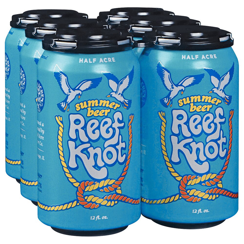 Half Acre Reef Knot 4pk 16 oz Cans - Applejack