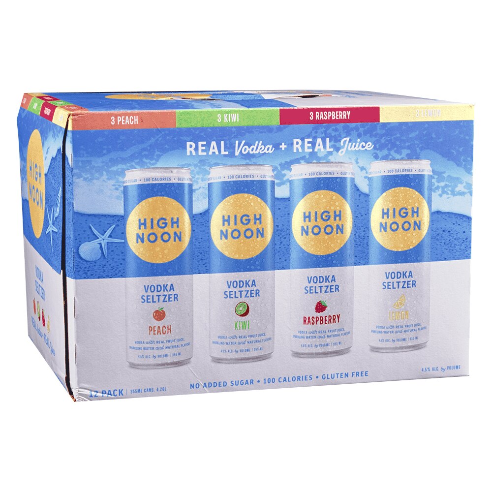 High Noon Beach Variety 12pk 12 oz Cans - Applejack