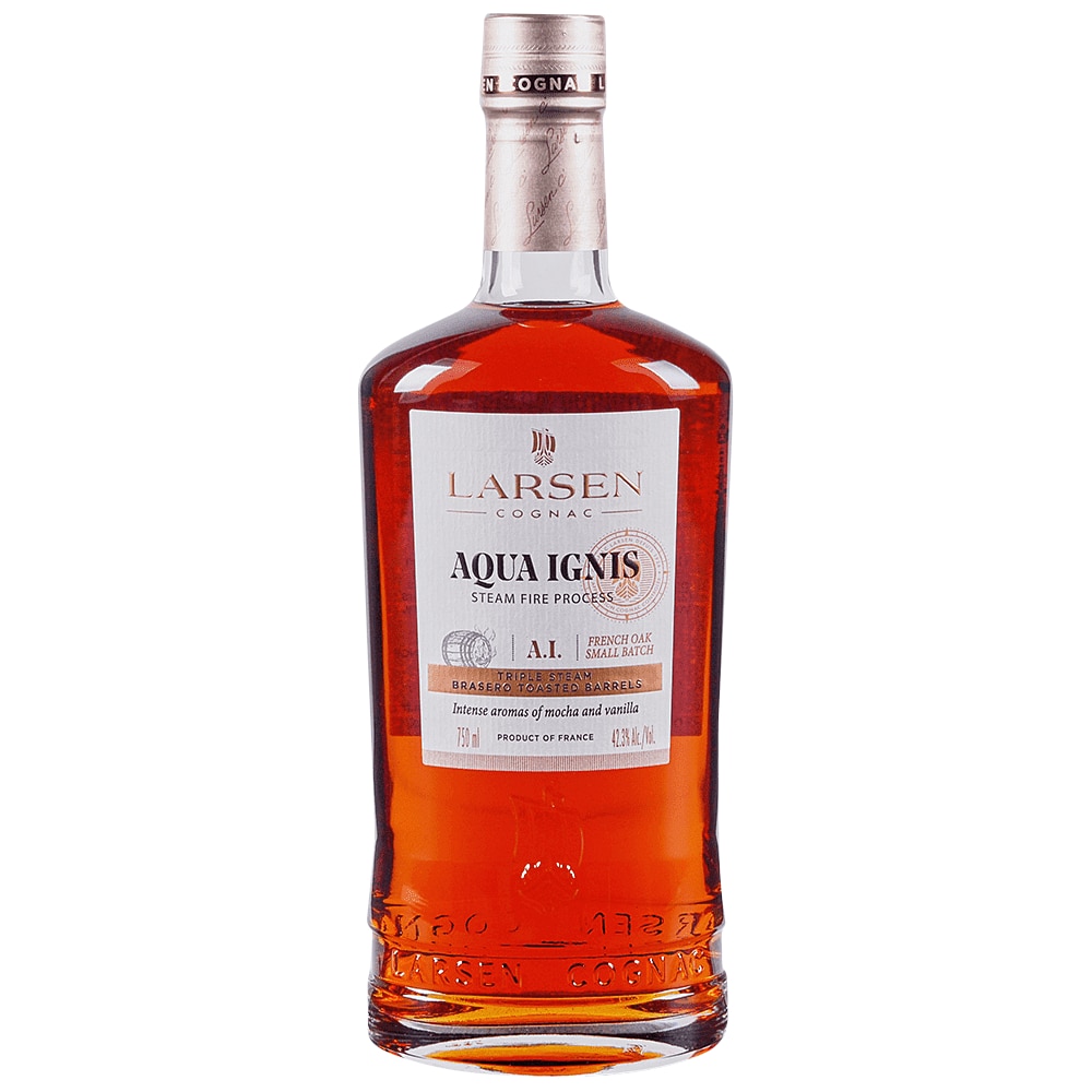 Larsen Aqua Ignis Cognac 750 ml - Applejack