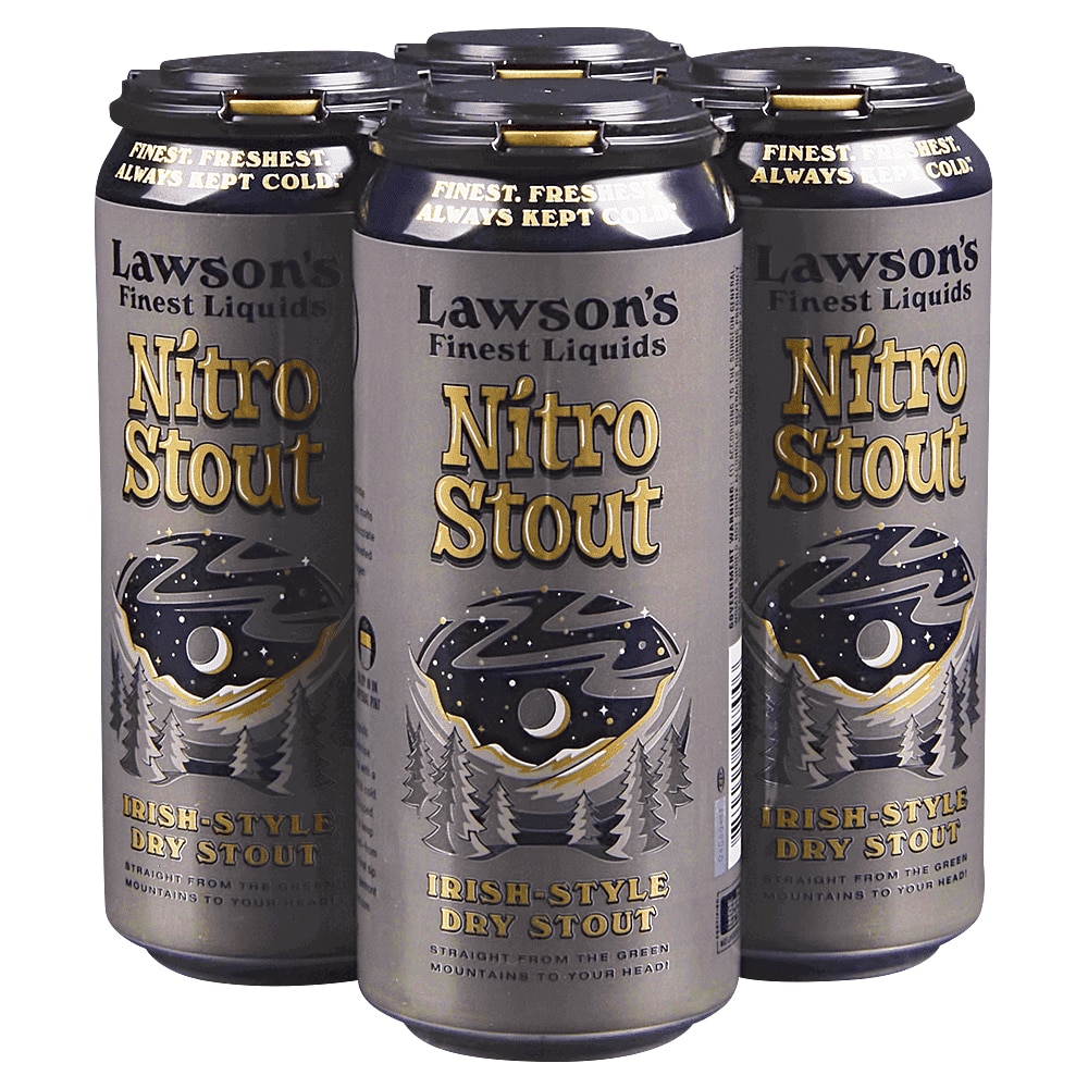 Lawsons Nitro Stout 4pk 16 oz Cans - Applejack