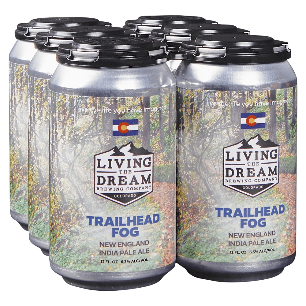 Living the Dream Trailhead Fog IPA 6pk 12 oz Cans - Applejack