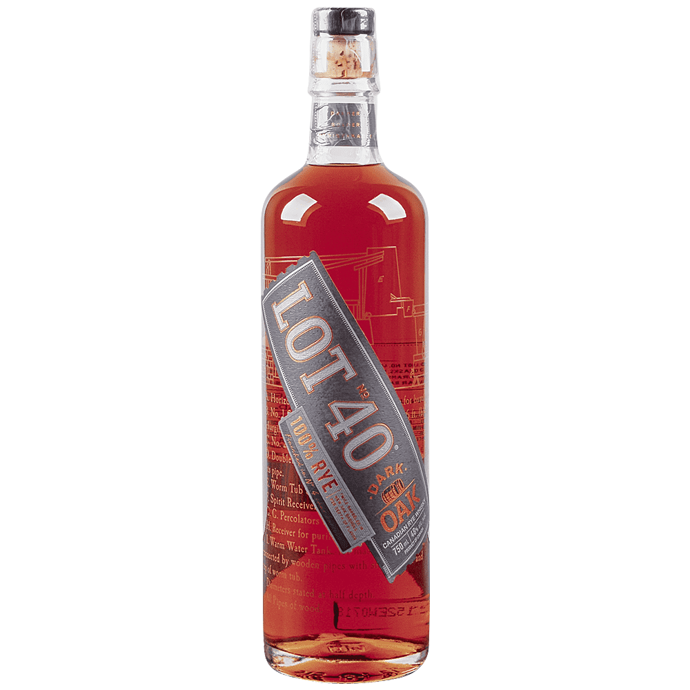 Lot 40 Dark Oak Canadian Rye Whisky 750 ml - Applejack