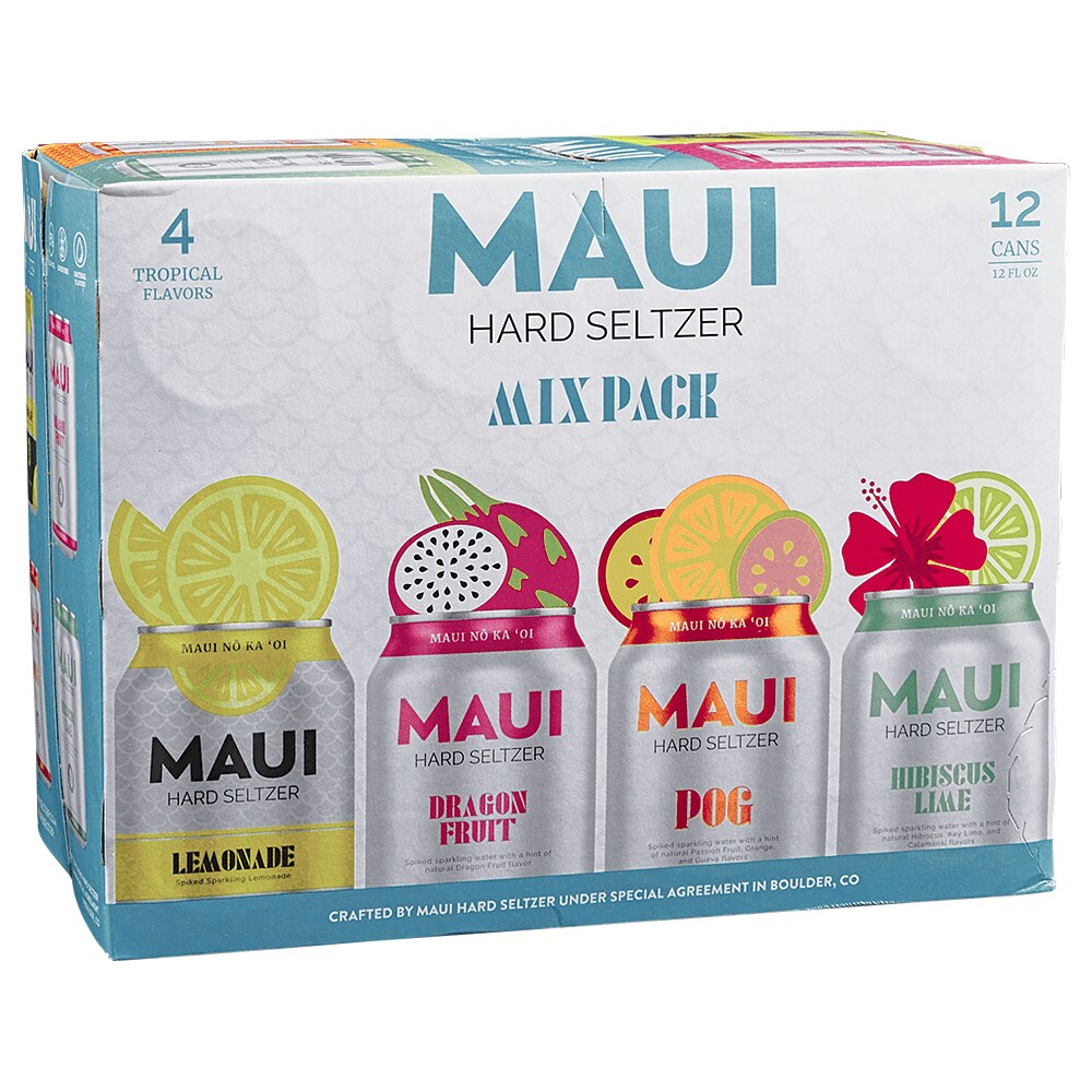 Maui Hard Seltzer Mix 12pk 12 oz Cans - Applejack