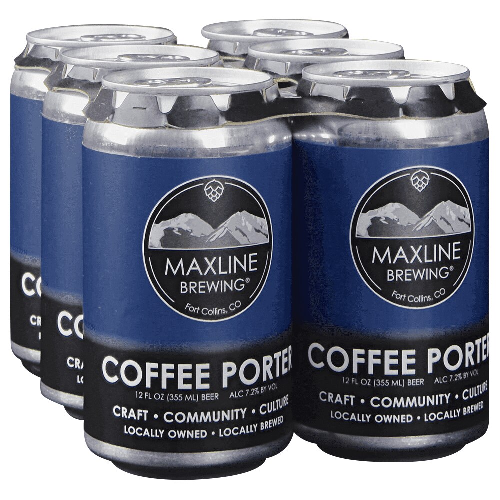 Maxline Brewing Coffee Porter 6pk 12 oz Cans - Applejack