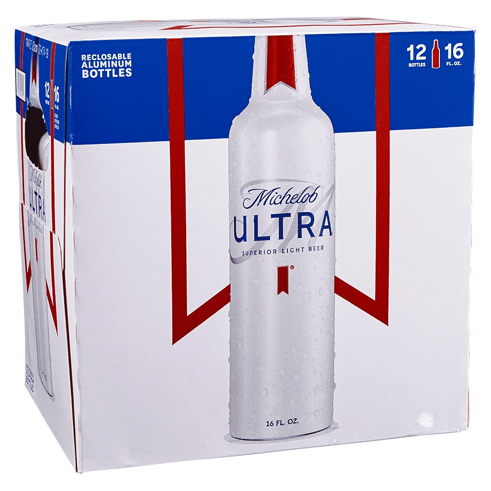 Michelob Ultra Aluminum 12pk 16 oz Bottles - Applejack