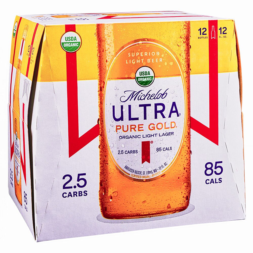 Michelob Ultra Pure Gold 12pk 12 oz Bottles - Applejack