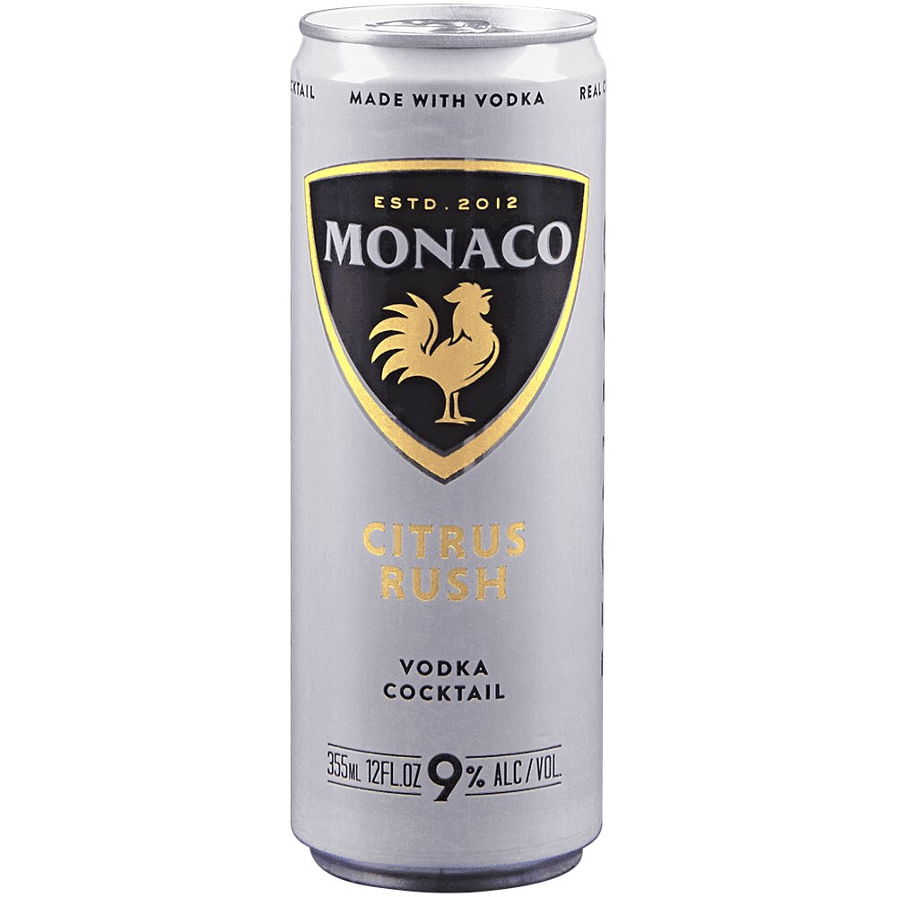 Monaco Citrus Rush Cocktail 12 oz Can - Applejack