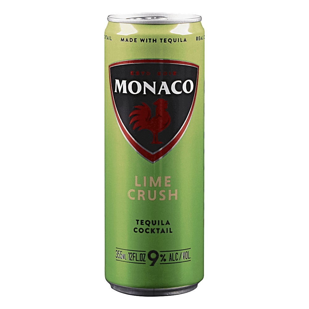 Monaco Tequila Lime Cocktail 12 oz Can - Applejack