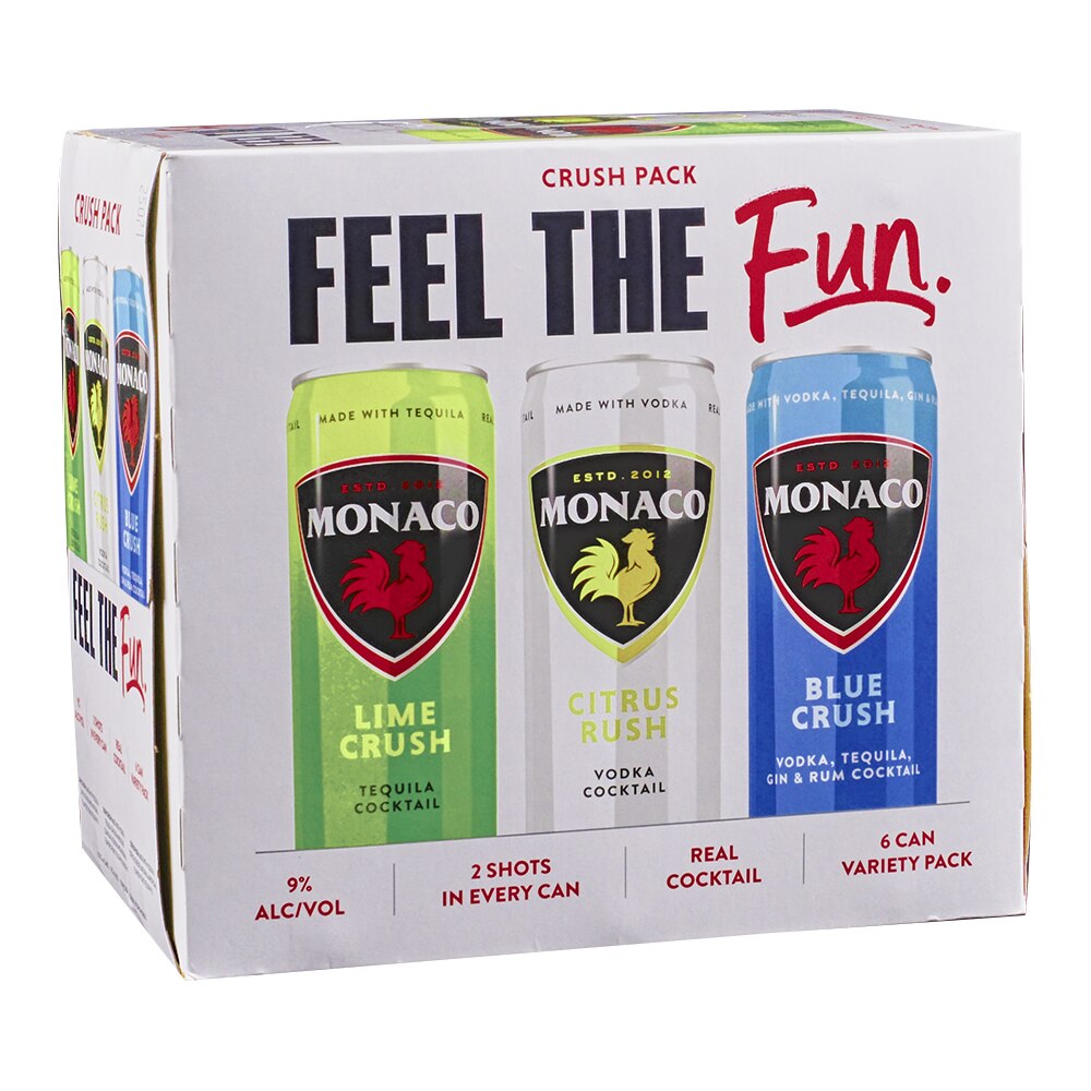 Monaco Variety Pack 6pk 12 oz Cans - Applejack