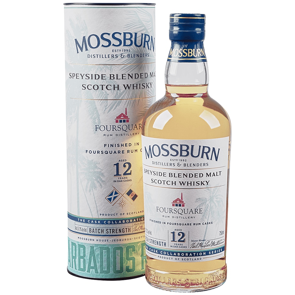 Mossburn Foursquare Rum Cask 12 yr Scotch 750 ml - Applejack